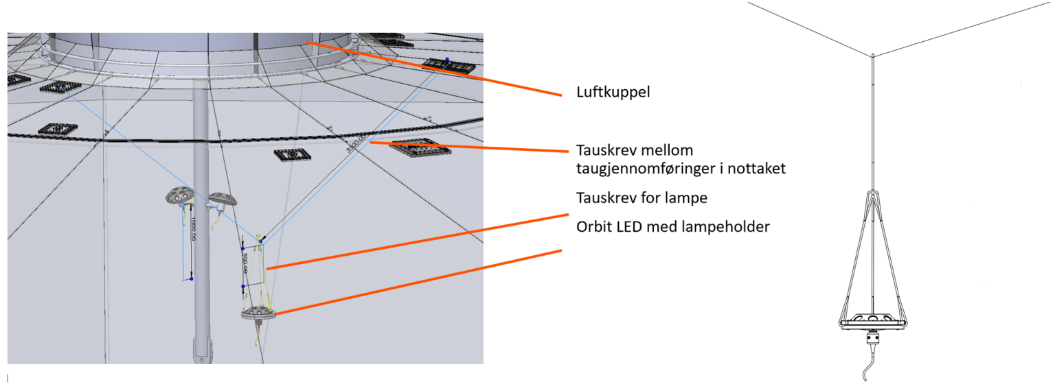 Brukerhåndbøker | ScaleAQ | Brukerhåndbok – Lampeholder Orbit LED